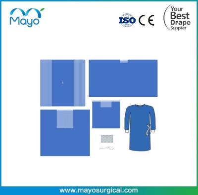 China Sterile Disposable General Surgical Pack Universal Drape Pack With Gown for sale