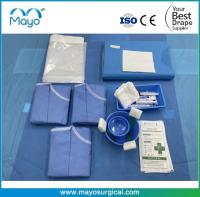 China Customized Sterile Cardiothoracic Drapes For Femoral Angiography Drape Pack for sale