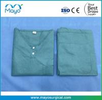 China Soft Disposable PP SMS Non Woven Medical Scrub Suit With Shirt And Pants for sale