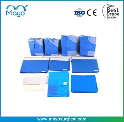 China EO Gas Sterile Nonwoven General Drape Pack Basic For Major Surgery for sale