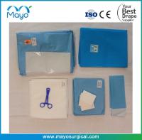 China Medical Sterilized Surgical Basic Caesarean Drape Set With Baby Blanket for sale