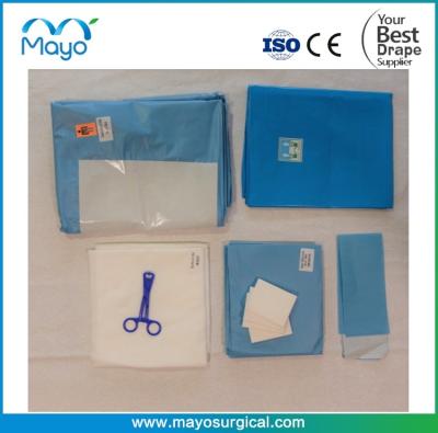 China Medical Sterilized Surgical Basic Caesarean Drape Set With Baby Blanket for sale