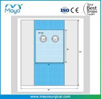 China Surgical Solution Sterile Single use Surgical Angiography Drape with 2 holes for sale
