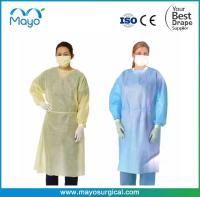 China NON STERILE ISOLATION GOWN IN POLYPROPYLENE 30G/M² for sale