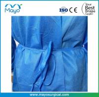 China Single Use Medical Protective Gown ISOLATION GOWN PP 30GR for sale
