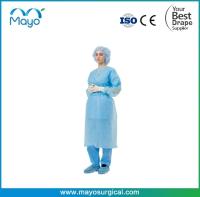 China Dental Grade PP Disposable Isolation Gown AAMI Long Sleeve & Elastic Cuff Universal Size for sale