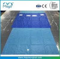 China Cardiovascular Drapes - Ultimate Angiography Drape with 2 Femoral Fenestrations and 2 Clear Panels for sale