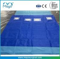 China Cardiovascular Drapes - Ultimate Angiography Drape with 2 Femoral Fenestrations and 2 Clear Panels for sale
