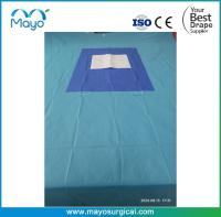 China Abdominal Surgery Sterile Laparotomy Drape With Incision Hole for sale