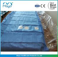China Vascular Center Use Surgical Angio Kits With Femoral Drape With 2 Windows for sale