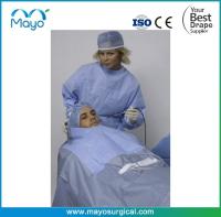 China Surgical Single Drape Water Repellent With Adhesive U-shaped Split Absorbent Reinforcement for sale
