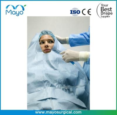 China Water Repellent Surgical U Split Drape With Adhesive U Shaped Split for sale