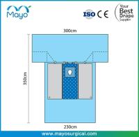 China Customized Orthopedic Hip Drape With Double Pouch for sale