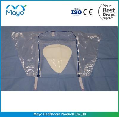 China Beach Chair Surgical Shoulder Drape With V Fluid Collection Pouch With Suction Port for sale