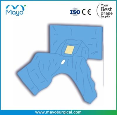 China Abdominal Surgery Sterile Laparotomy Drape With Incision Hole for sale