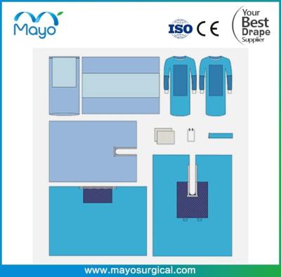 China AAMI Level 4 Sterile General Orthopedic Pack With U Split Drape for sale
