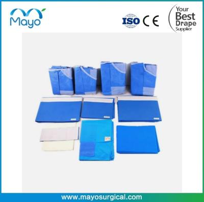 China Complex Material Sterile Surgical Universal Pack With Reinforced Drape for sale
