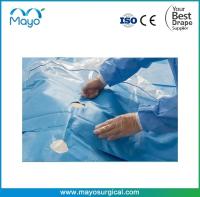 China Sterile Urology Surgical Drape Nonwoven Blue with Collection Pouch for sale