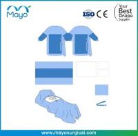 China Sterile Blue Nonwoven Caesarean Surgical Drape for Hospitals for sale