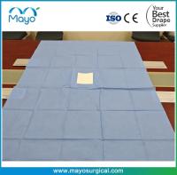 China Disposable Sterile LAZER Eye Drape with double collection Pouch for sale