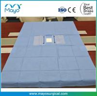 China Disposable Sterile LAZER Eye Drape with double collection Pouch for sale