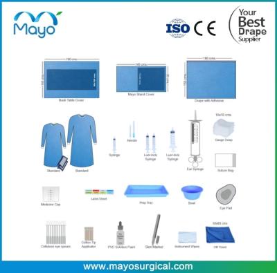 China Sterile Surgical Ophthalmology Pack with Eye Drape for sale