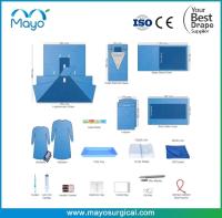 China Lap Drape Surgical Sterile Laparoscopy Surgical Pack with Lap Sponges for sale