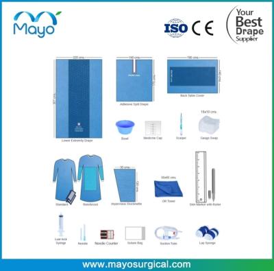 China Sterile Surgical Extremity Procedure Pack with extremity drape for sale