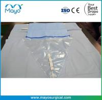 China Calibrated obstetric delivery drape / under-buttock drape with a graduated fluid collection pouch for sale