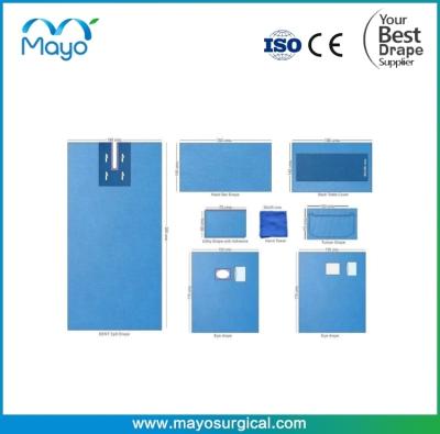 China Sterile Disposable EENT Surgical Packs with Turban Drape for sale