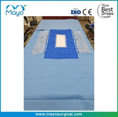 China EO Sterile Surgical Spine Drape with fluid collection for Spinal Procedure for sale