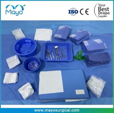 China Customized Surgical Drape Angio Pack Disposable Angiography Pack Cardiovascular Set for sale