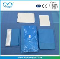 China Medical Disposable Sterile Surgery Birth Pack Surgical Delivery Pack Under Buttocks Drape Set for sale