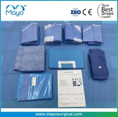 China Hospital Supplies Sterile Disposable Surgery Pack Surgical Universal Drape Surgery Drape Pack for sale