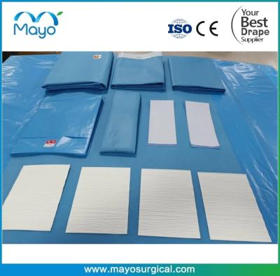 China Surgical Orthopedic surgery drape with U split Drape reinforced for sale