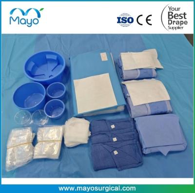 China CE ISO Customized Surgical Femoral Angio Pack with All in one for sale