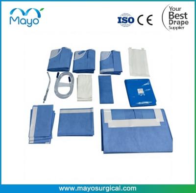 China Medical Consumables Disposable Universal Drape Laparotomy Pack with Surgical Gowns Laparotomy Abdominal Drape Pack for sale