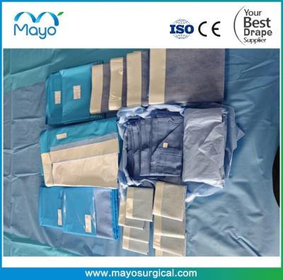 China ISO standard Surgical Cardiovascular By-Pass Drape Pack for Cardiology Procedure for sale