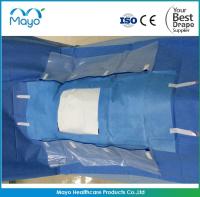 China SMMS 45G Laparoscopy Disposable Surgical Drapes With Fluid Collection Pouch for sale