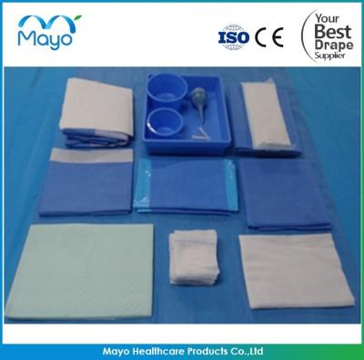 China Gynecological Birth Buttocks Drape Pack Clean Baby Delivery Kit for sale
