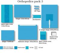 China OEM Orthoarts Hip Pack Disposable Surgical Drapes 150x180cm for sale