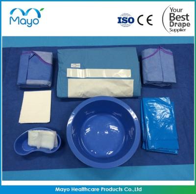 China MAYO OR use Disposable Surgical Sterile Caesarean Set for sale