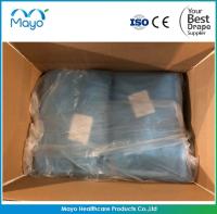 China Wholesale Hospital Medical PP Non-woven Blue Cheap Disposable Isolation Surgical Gown for sale