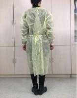 China AAMI Level 2 Back Tie Clothing Protective Isolation Gown Breathable Examination for sale