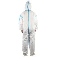 China 63g-65g Disposable Coverall Suit XXL Tyvek Coveralls With Hood for sale