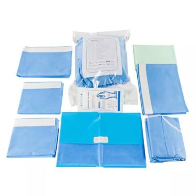 China PP SMS Delivery Drape Pack CE ISO Obstetrics Pack Customized for sale