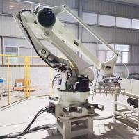 China Paper Box Robotic Arm Palletizer Muddy Powder Palletizing Robot for sale