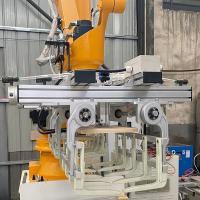 China Paper Box Robotic Arm Palletizer Muddy Powder Palletizing Robot for sale
