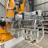 China Warehouse Robotic Arm Palletizer 4 Axis Robotic Case Palletizing for sale