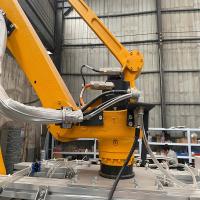 China Warehouse Robotic Arm Palletizer 4 Axis Robotic Case Palletizing for sale